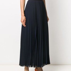 Theory | Skirts | Theory Pleated Georgette Midi Skirt | Poshmark
